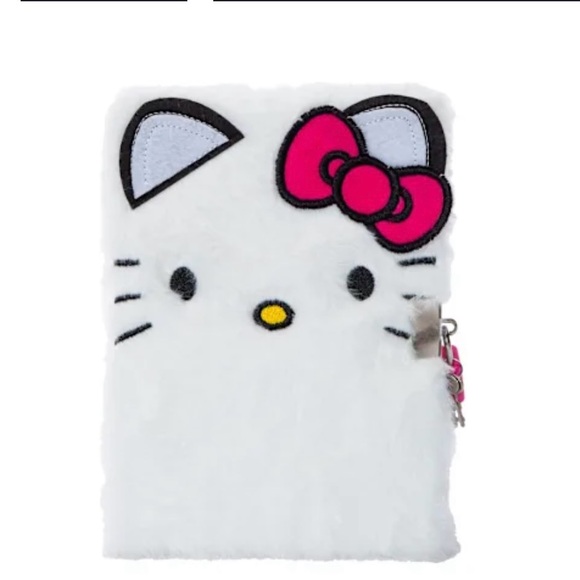 Hello Kitty | Accessories | Hello Kitty Furry Notebook | Poshmark